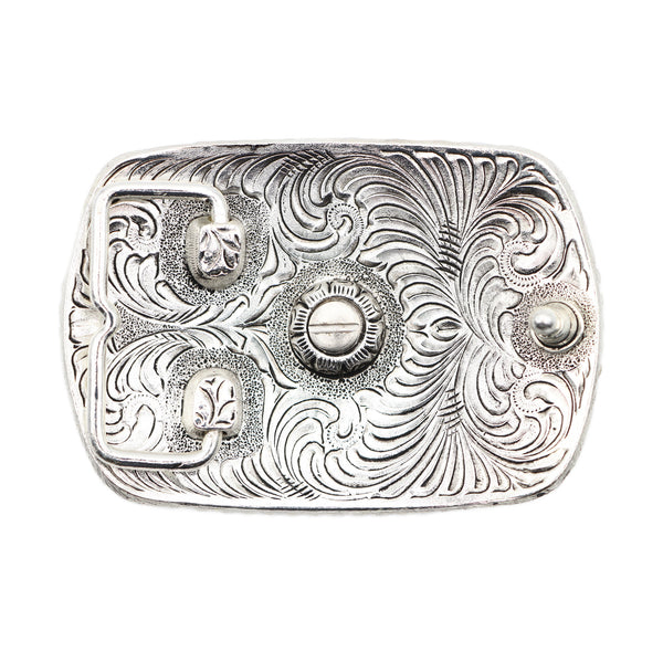 Colorado —Scrolled Rectangle Bead Edge Buckle - AndWest